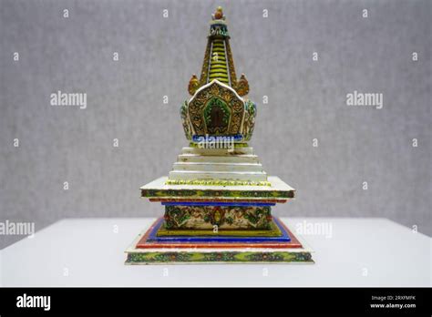 Beijing China February 27 2023 Qing Dynasty Silver Burning Blue