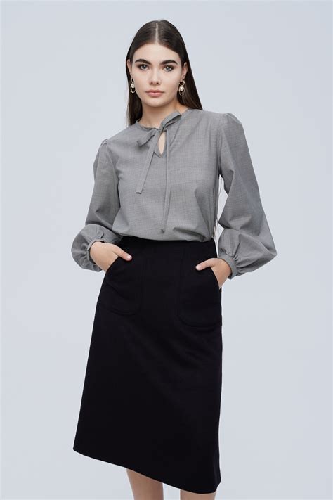 Dora Wool Blouse Chemistry Studio