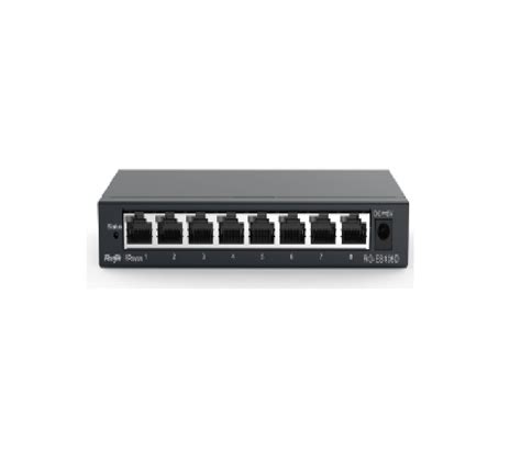 Ruijie 8 Port 10 100mbps Desktop Unmanaged Switch Rg Es108d Cctvpinoy Co