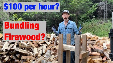 Making Firewood Bundles How Much Money Can You Make YouTube