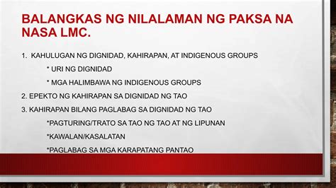 Esp 10 Week 7 8 Pagpapahalaga Sa Dignidad Ng Tao Ppt