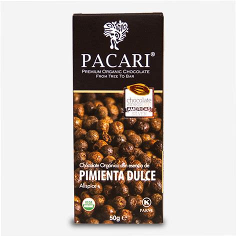 Paccari Chocolate OrgÁnico Con Pimienta 60 Cacao Compre South