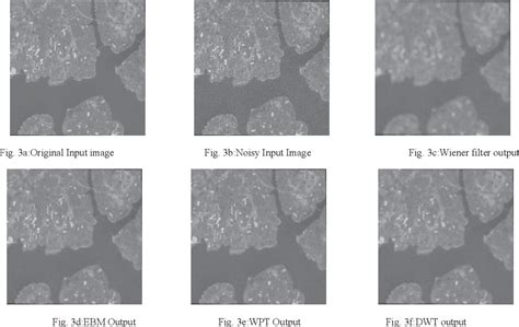 Figure 3 From Denoising Of Sar Images Using Wavelet Transforms And
