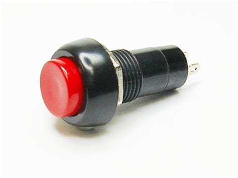 Push Button Switch Spst 1 0 R18 25a Red Communica Online