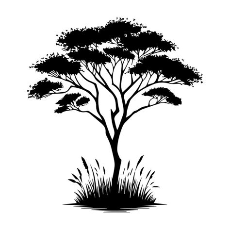 Premium Vector Tree Silhouette Editable Vector Illustration Isolated