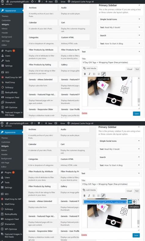 Easy Way To Add An Image To Your Sidebar And Make It Clickable