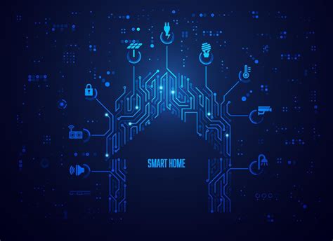 Electronic Home Theme 15839359 Vector Art At Vecteezy