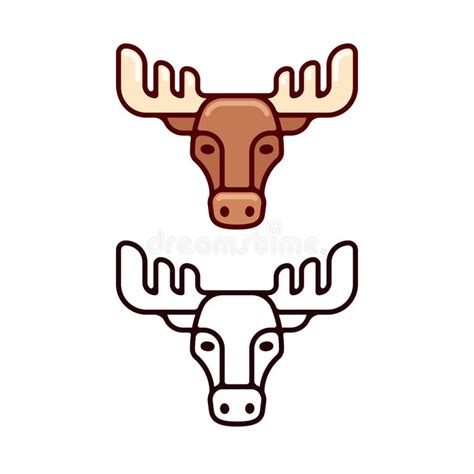 Moose Head Outline Stock Illustrations 2 140 Moose Head Outline Stock Illustrations Vectors
