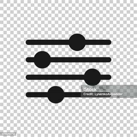 平面樣式中的控制音量圖示白色隔離背景上的音訊調節符號向量插圖過濾業務概念向量圖形及更多身份圖片 身份 互聯網 低音樂器 Istock