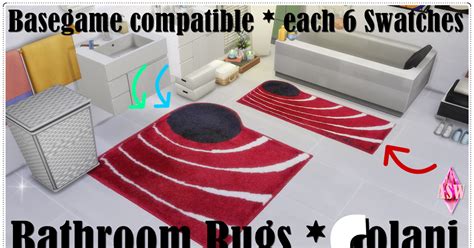 Annett S Sims 4 Welt Bathroom Rugs Colani