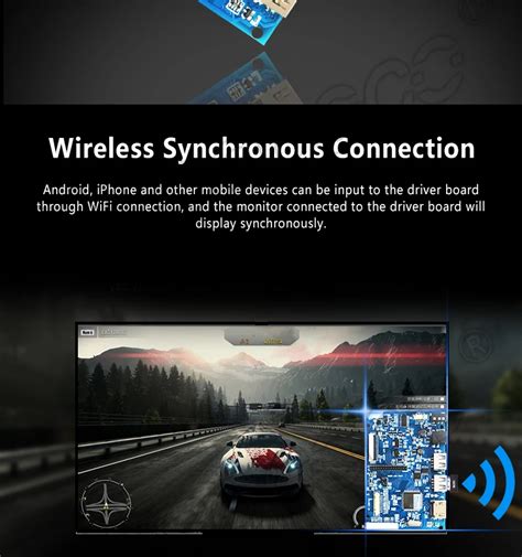 Wireless Usb Ttl Lvds 30 Pin Remote Control Circuit Connector 1920 1200 Lcd Display Monitor