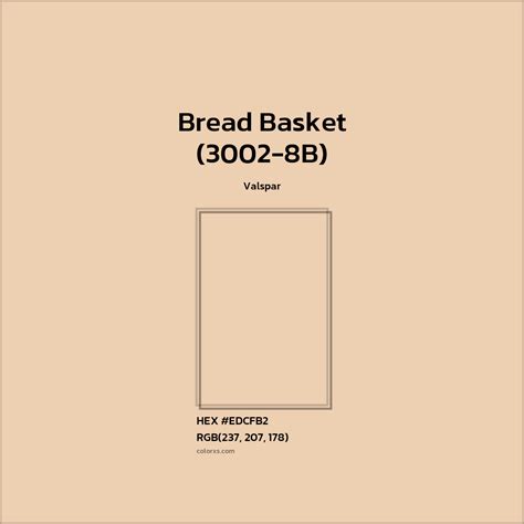 Bread Basket 3002 8b Complementary Or Opposite Color Name And Code