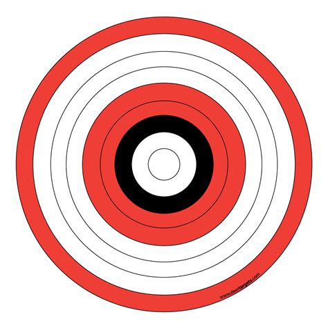 Printable Bullseye Shooting Targets Clipart Best Free Silhouette