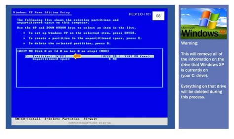 Clean Installation Of Windows Xp How To Reformat Computer Windows Xp Ppt