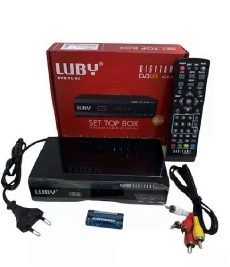 SET TOP BOX LUBY DVB T FULL HD P SNI STB TV DIGITAL RECEIVER STB LUBY Support PIALA