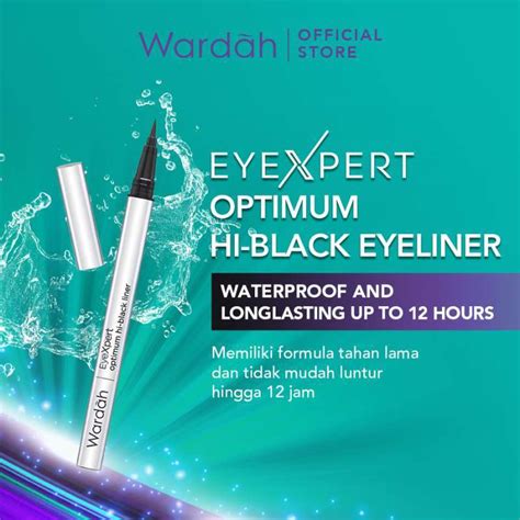 Jual Wardah Eyexpert Optimum Hi Black Liner Eyeliner Spidol Waterproof Di Seller Surya Tokoku