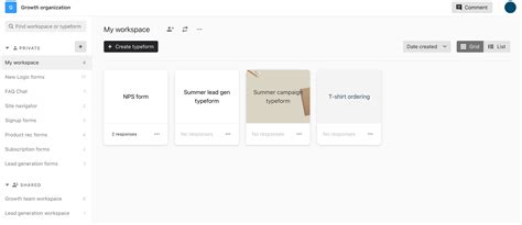 Workspaces Help Center Typeform