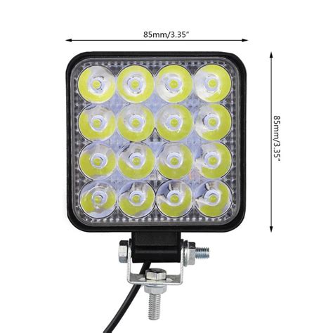 Mini 48W 16LED Work Light Spotlight Lamp Bar Auto Grandado