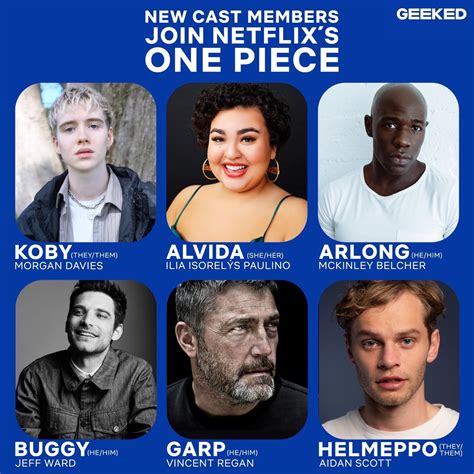 One Piece Morgan Davies Ilia Isorelýs Paulino And 4 More Join Cast