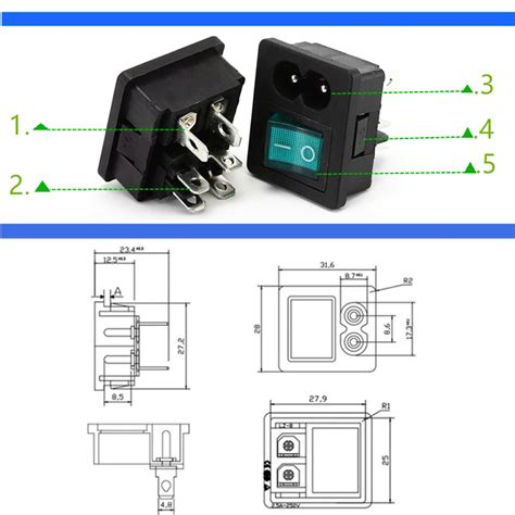 Iec C8 Input Socket Ac Reliable Ac Power Solutions