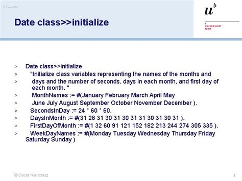 St Xxx Class Methods Class Instance Variables Classes