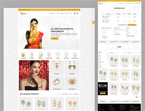 Jewellery Store Html Website Template By Allclonescript On Dribbble