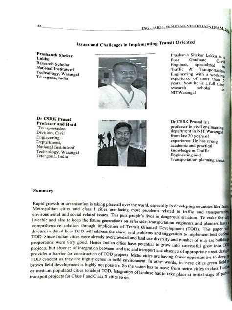 issues and challenges in implementing transit oriented development
