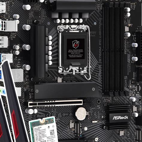 [asrock] Z790 Pg Lightning D5 Wifi7 모듈 패키지 디앤디컴 인텔z790 Atx 메인보드