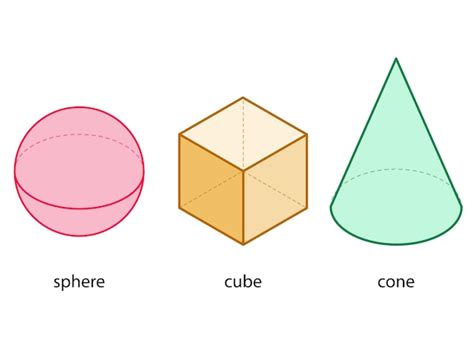 Premium Vector Geometric Shapes Spheres Cube Cone