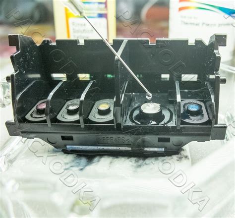 Промывка печатающей головки Canon и HP (Hewlett-Packard)