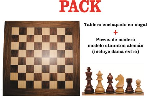 PACK Tablero De Madera Profesional Piezas De Madera Staunton La