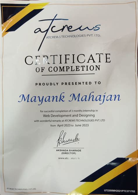 mayank mahajan on linkedin experience internship jobforfreshers
