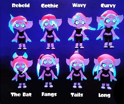 Vampling Girl Haircut Collection R Splatoon