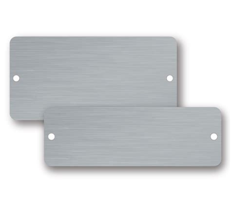 Blank Silver Name Plate