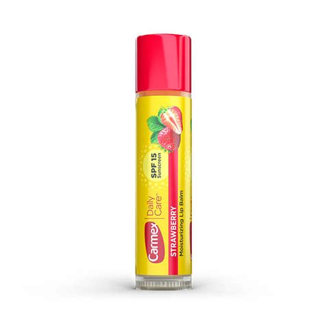 Carmex Daily Care Lip Balm Medicated Spf 15 Strawberry Myqt
