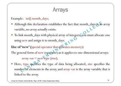 Data Types Variables And Arrays In Java Ppt