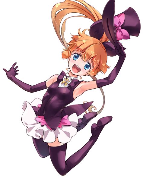 Safebooru 1girl D Bangs Blue Eyes Boots Bow Covered Nipples Elbow