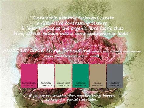 AW2015 16 Trend Forecasting On Behance Color Trends Fashion Trend
