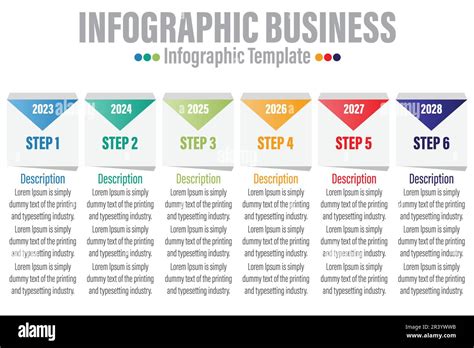 Timeline Steps Six Option Shape Table Chart Elements With Steps Road Map Options Milestone