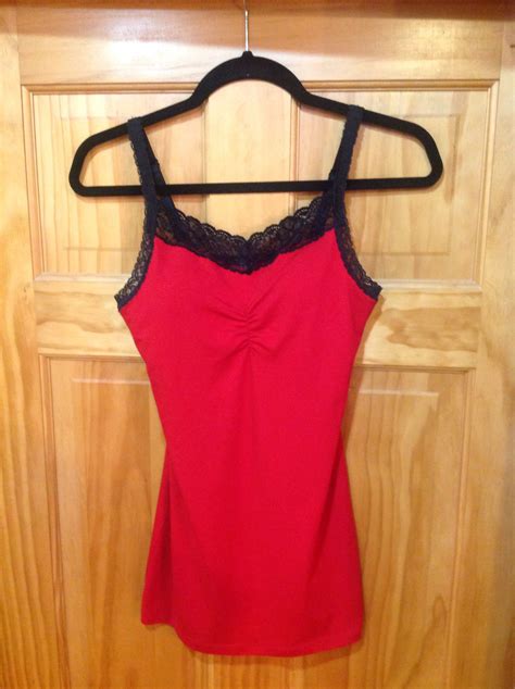 Gurlz Lace Camisole In Longer Length With Custom Molded Removable Cup
