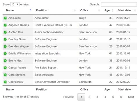 Sử dụng plugin Datatable Thầy Long Web