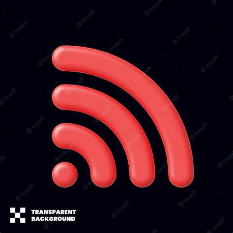 Premium Psd Signal Connection Icon In 3d Render