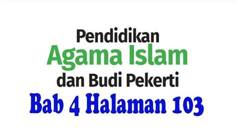 Kunci Jawaban Soal PAI Kelas SMA Bab Halaman Ahli Waris TribunTrends