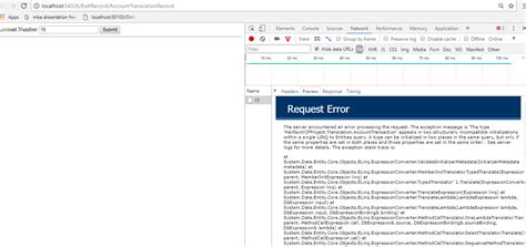 C The Linq Query Returns Errors Stack Overflow