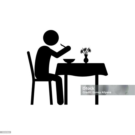 남자 스탠드 레스토랑 아이콘에서 식사 레스토랑 그림에서 저녁 식사의 요소입니다 프리미엄 품질의 그래픽 디자인 아이콘입니다 웹 사이트에 대 한 징후 및 기호 컬렉션 아이콘