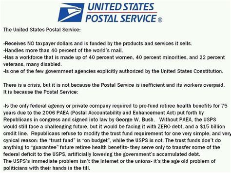 Some Facts You May Not Know About The United States Postal Service