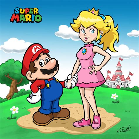 Mario And Peach By Renatomagrini7 On Deviantart
