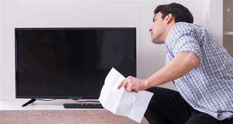 علت روشن نشدن تلویزیون