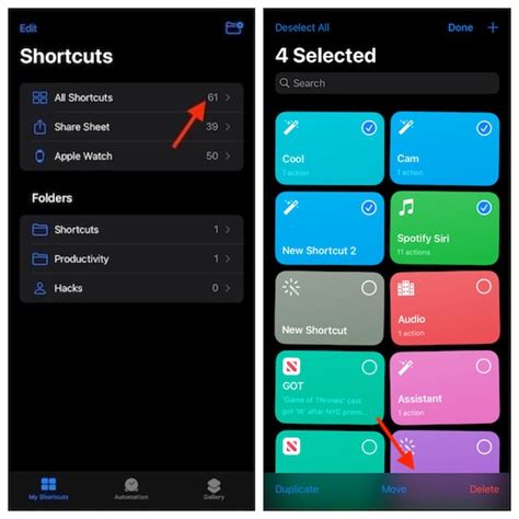 How To Create And Manage Folders In Shortcuts App In Ios 14 Beebom