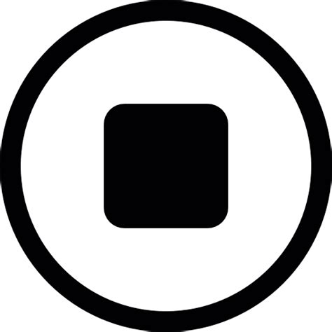 Music Stop Icons PNG Vector Free Icons And PNG Backgrounds